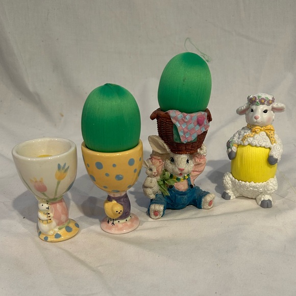 Avon | Holiday | Vintage Easter Decor Egg Holders Avon And Debbie Mum ...